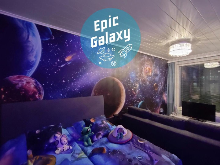 Uusi Epic Galaxy Hiekkasärkät - Sisältää Liinavaatteet - Kalajoki