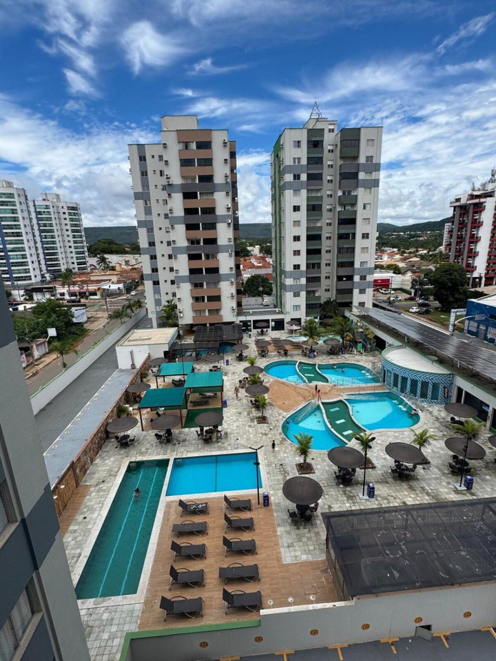 Apto Aquarius - Piscinas Aquecidas, Hidro E Lazer Total - Até 5 Pessoas - Caldas Novas