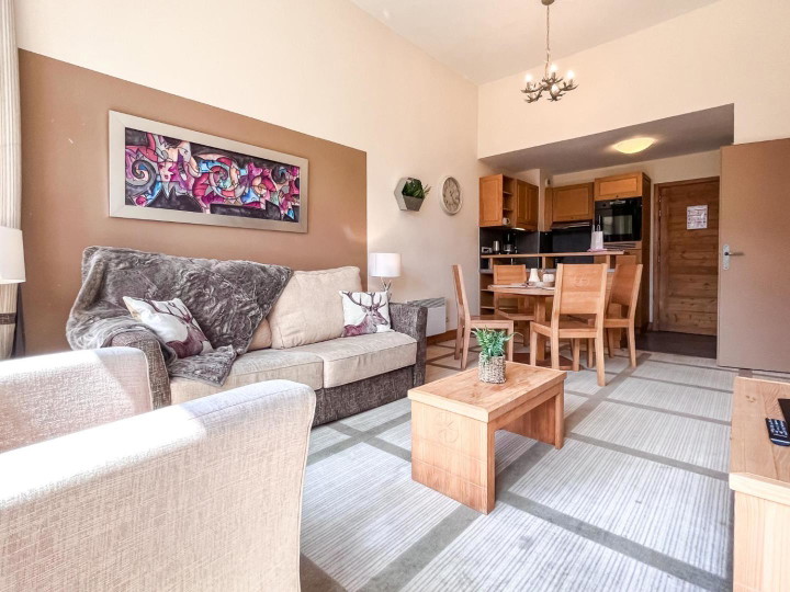 Bright, Spacious South-facing 1-bedroom Apartment - Flaine
