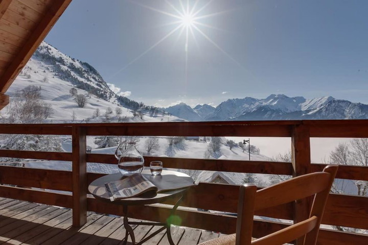 Chalet,14 P, 230m2,sauna,billard,source - Oz-en-Oisans