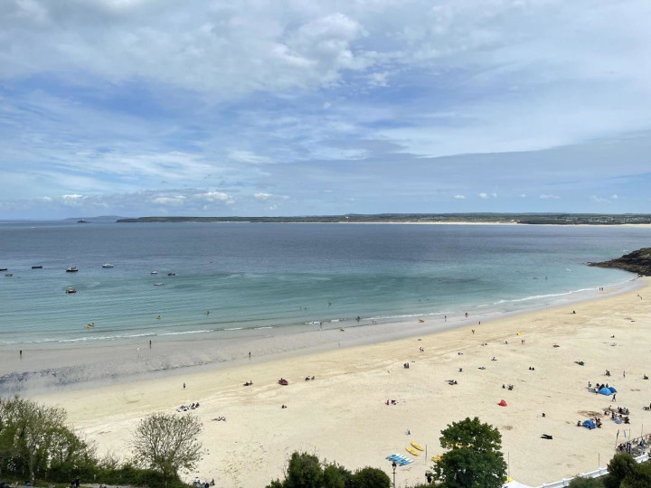 Bellevue Has Stunning St Ives Bay Views To Godrevy Lighthouse - St Ives