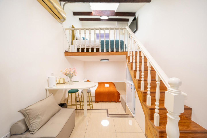 Tianguang - Chic Open-plan Loft With Full Home Amenities - Shanghai