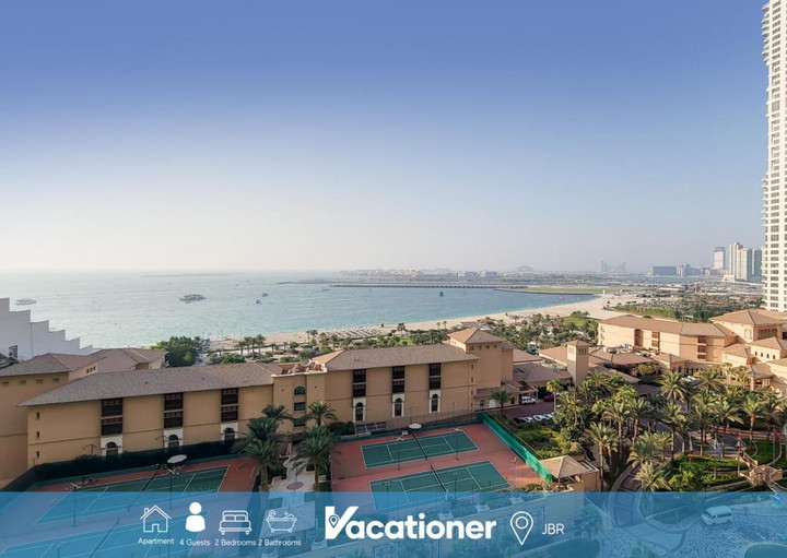 Vacationer Holiday Homes I Lux 2 Bed I Stunning Sea View I Steps To Jbr Beach I Sadaf 6 - Dubaï