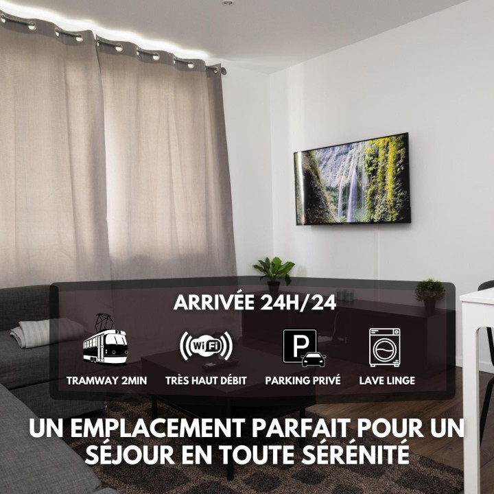 Le 3 Chambres Parking Proche Tram - Riom