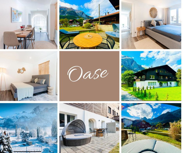 Cute & Cozy Oasis, Private Afternoon Sun Terrace - Kandersteg