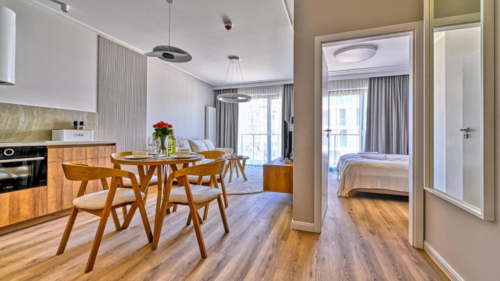 Rezydencja Niechorze D309 Eco Boho 2 Sypialniami Z Basenem, Sauną, Jacuzzi, Przy Samej Plaży - 5d Apartments - Niechorze