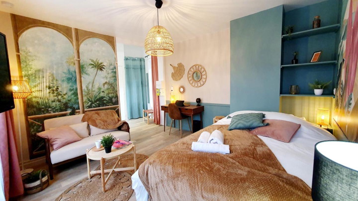 Studio Jungle Chic & Cosy - Gare Metro Parking - Roubaix