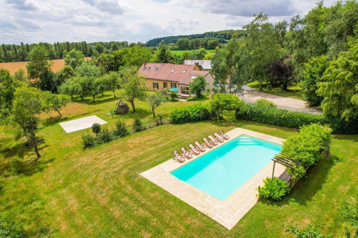 Crazy Villa Les Terres Douces 28 - Heated Pool - Basket - 2h Paris - 31p - Eure-et-Loir