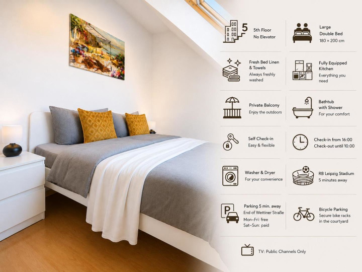 Cozy Apartment With Balkony City Center Leipzig - Leipzig
