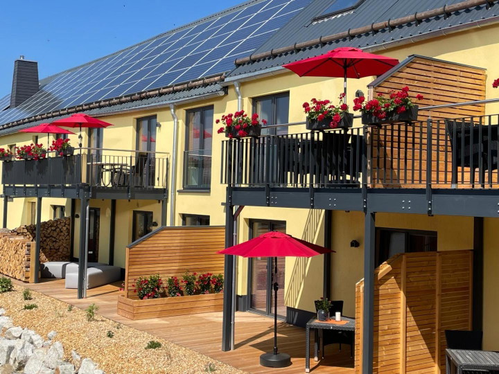 Ferienwohnung Im Chaletstil Bergloft 115 Qm Wellness Fitness Sauna Bergrödelhof - Hof