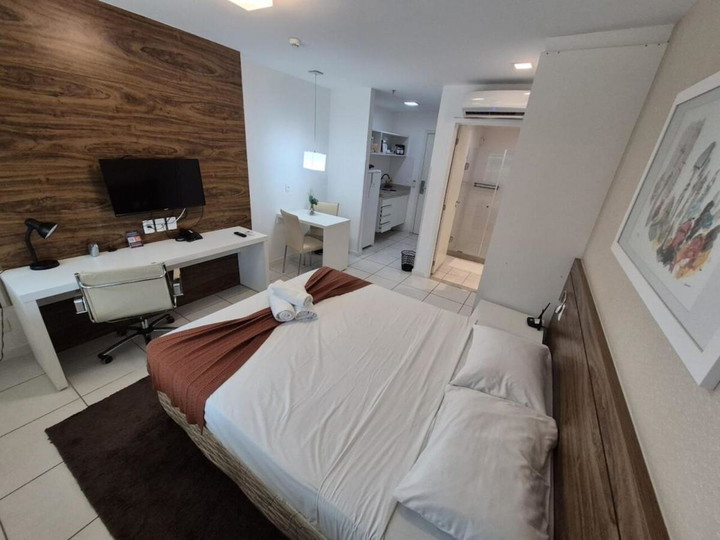 Flat Bem Localizado Shn | Garagem Inclusa + Wifi - Brasília