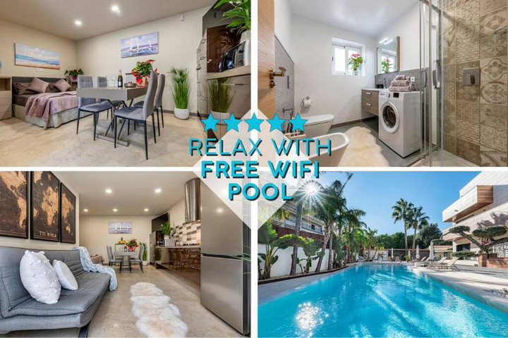 [2 Min From The Sea] Pool, Comfort And Free Wifi - Miami Platja