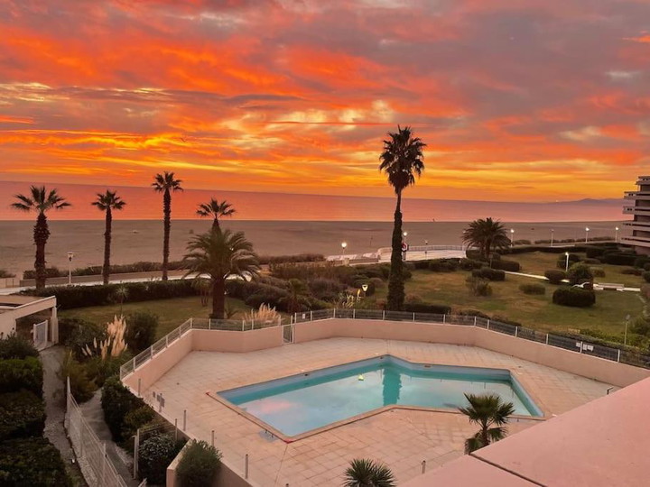 Bel Appartement Vue Mer Accès Direct Plage, Wifi Fibre Gratuit - Torreilles