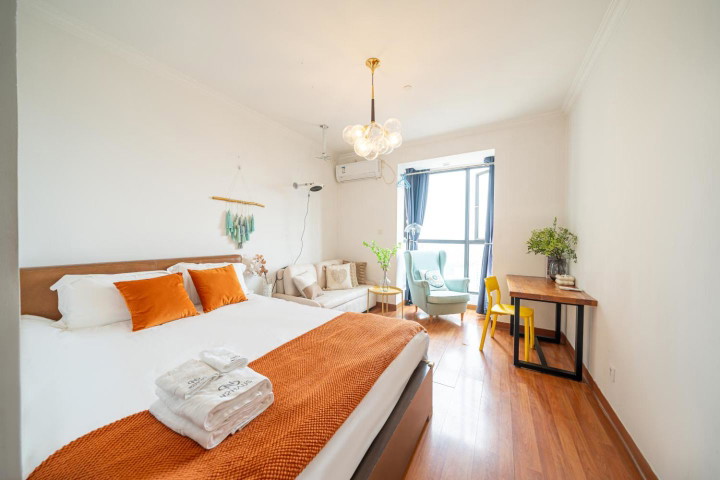 Xinni - Warm Cozy Downtown Studio With Relaxing Lounge Corner - Shanghai