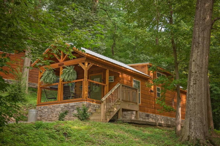 Nana Cabin Tiny Log Home Comfort In Rustic Bliss - Lookout Mountain, TN