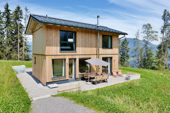 Hus154 - Privates Design-chalet Mit Eigener Sauna Im Brandnertal - 120 M' Für Bis Zu 7 Personen - Schruns