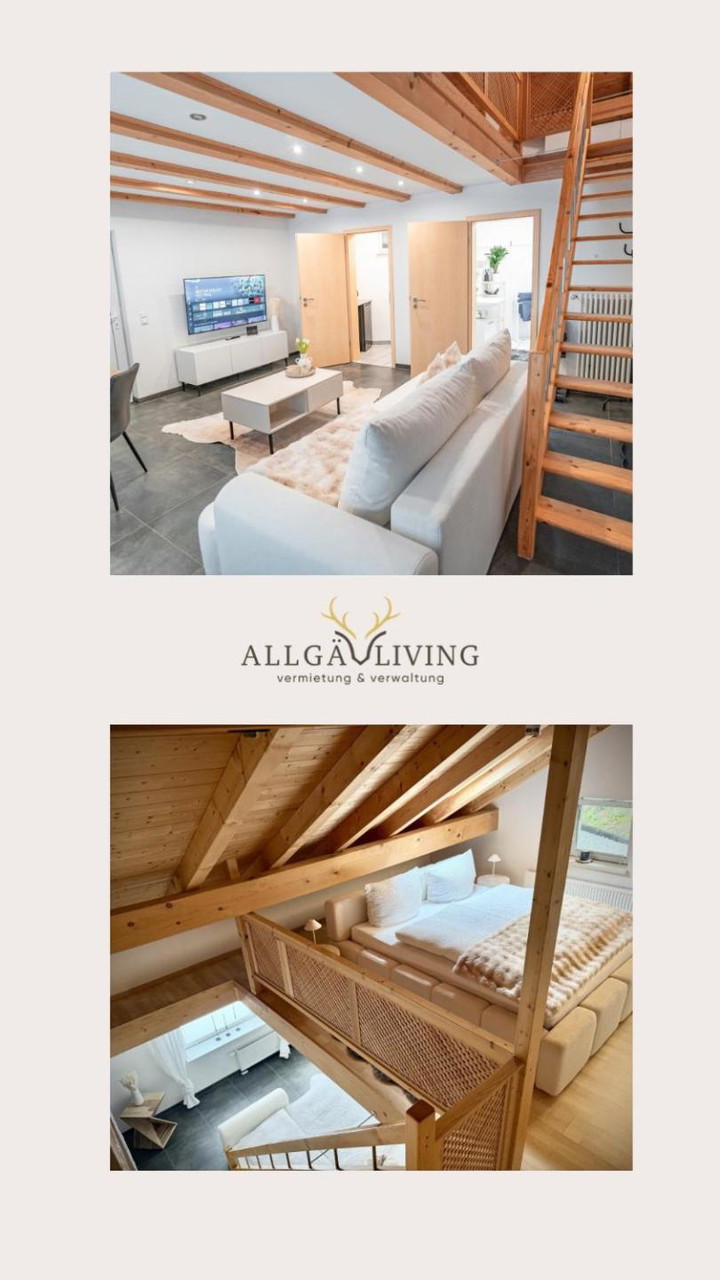 Allgäu Living I Maisonette Stüble Ferienwohnung - Immenstadt Im Allgäu - Parkplatz & Terrasse - Immenstadt