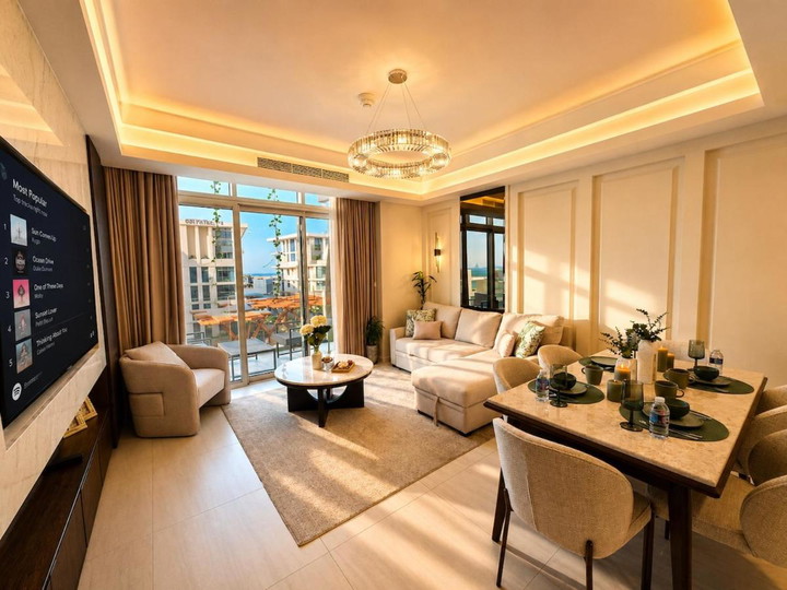 Luxury Gewan Island, Balcony Private Beach 1br Crystal 8 - Qatar