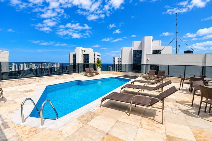 Flat Em Boa Viagem Com Café Da Manhã, Piscina E Recepção 24h - Boa Viagem
