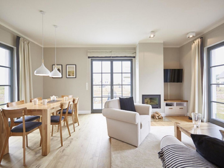 Reetland Am Meer - Premium Reetdachvilla Mit 3 Schlafzimmern, Sauna Und Kamin E18 - Rügen