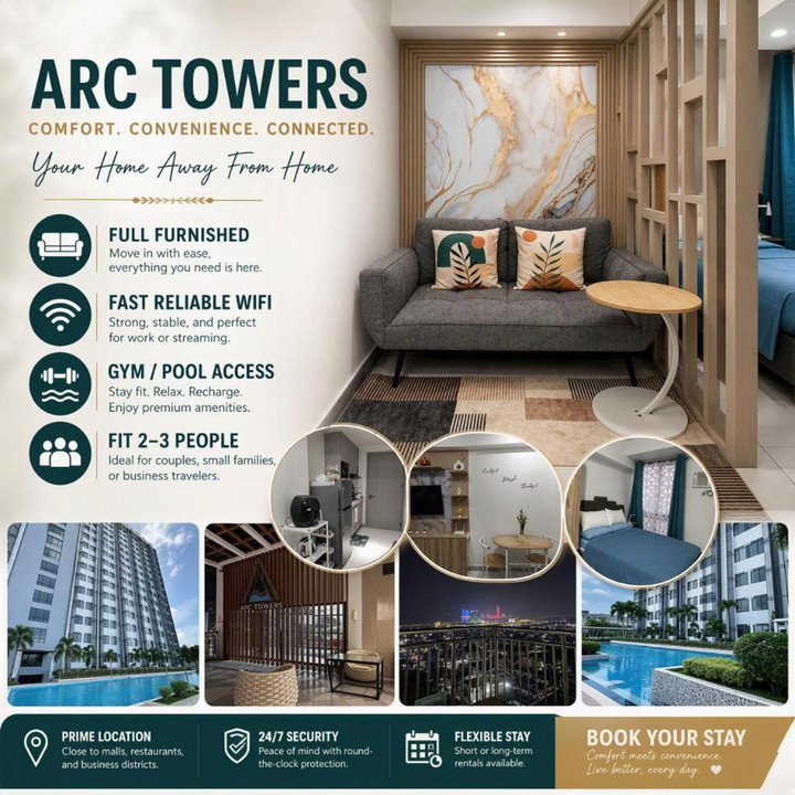 Cath&nico Condo Unit In Arc Tower - Cebu City
