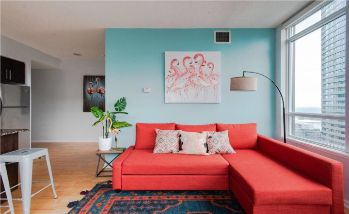 Toronto Downtown Core Two Bedroom Condo With Cn Tower View, Free Parking - Lakeshore