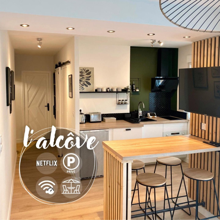 L'alcôve - T2 Calme, Terrasse & Parking Privé - Castres