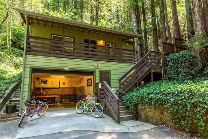 Vino Velo Retreat! Redwoods! Hot Tub!! Fire Table!! Bbq!! Game Room!! Fast Wifi!! Dog Friendly!! - Californie