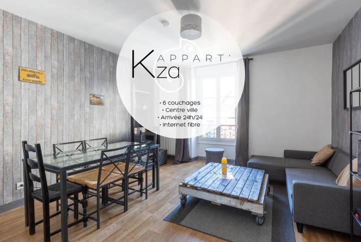 L'appart K-za Wifi Fibre Checkin Auto 6 Pers - Loire Valley