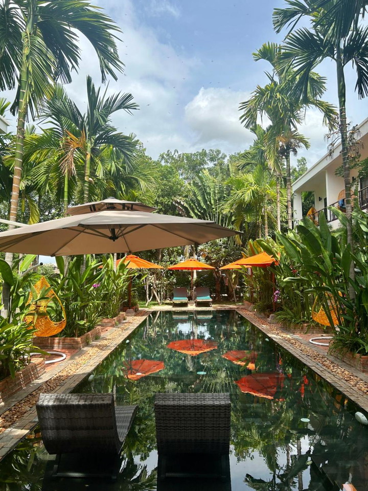 Work Remotely From Our Duplex Loft, King Bed, Pool & Garden, Soundbar - Cambodia