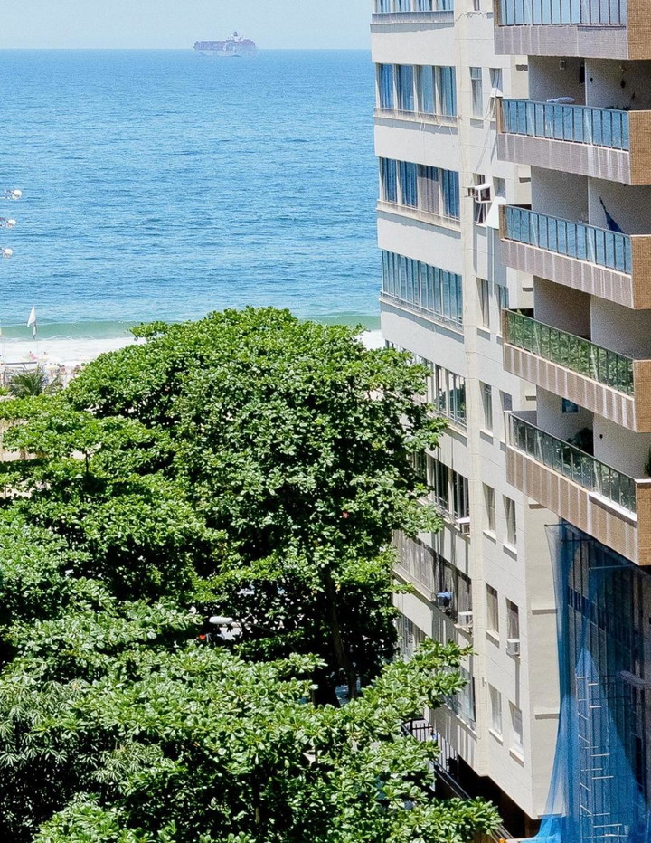 Hospedacopa 902 - Vista Lateral Mar Copacabana - イパネマ