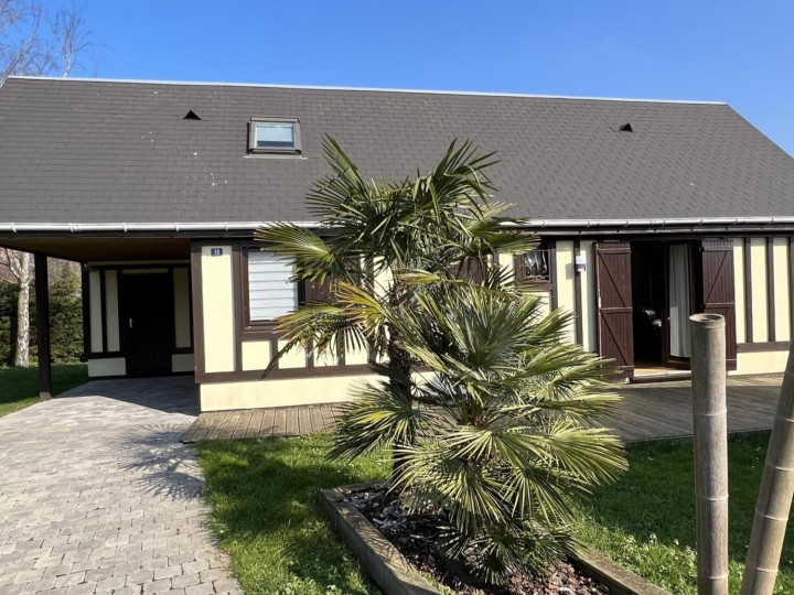 Charmant Chalet 4p Avec Jardin Privatif, Proche Plage Et Commerces à Merville-franceville - Fr-1-487-333 - Ouistreham