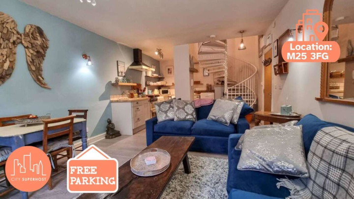 1 Bed Prestwich Duplex Free Parking - Manchester