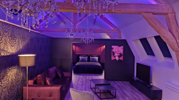La Suite Baroque Jacuzzi Au Cœur Du Château De Boissettes - Barbizon