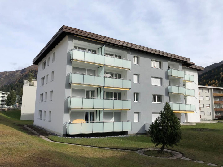 4 Zi Familienwohnung Haus Ravaisch 24 Im 2ten Og Davos Dorf - Davos