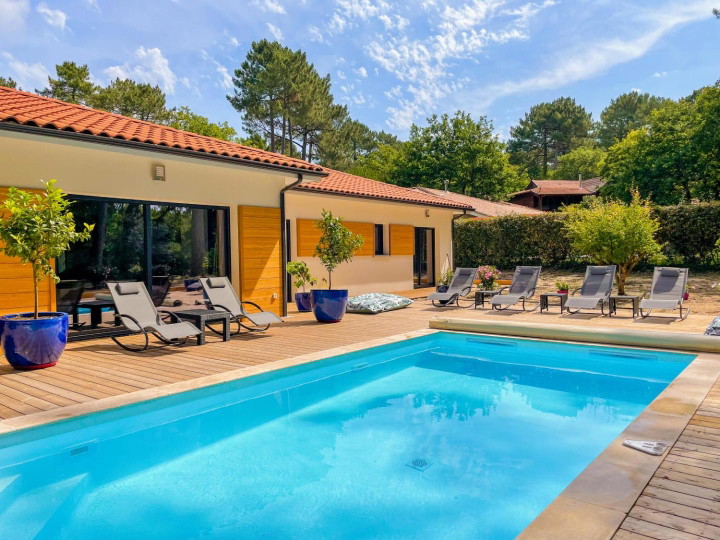 Magnifique Villa Avec Piscine - Biscarrosse