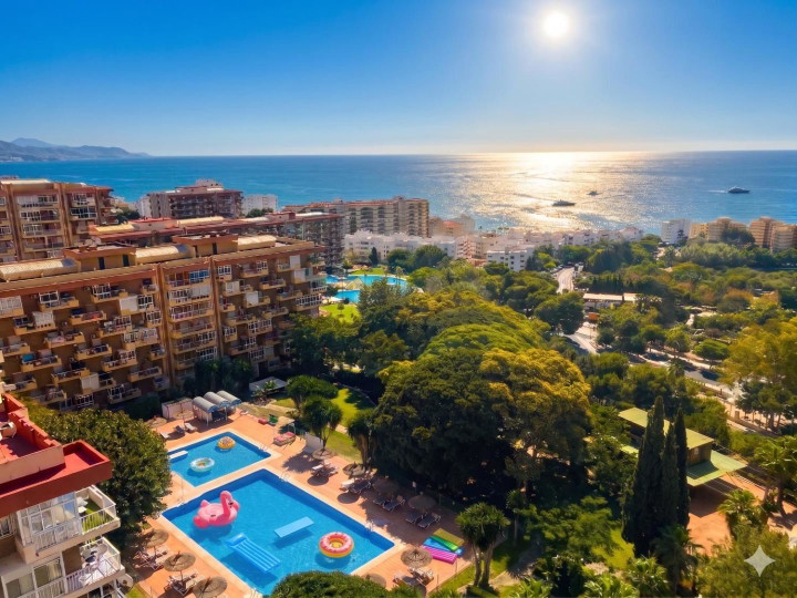 Oasis De Luz Y Diseño ,Tu Refugio Con Terraza Y Piscina , Cerca De La Playa - Benalmádena