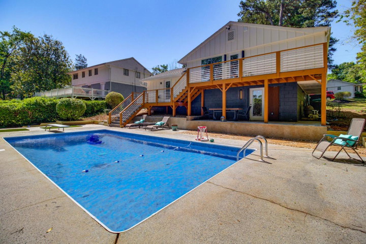 2 Mi To Truist Park W/ Private Pool & Fire Pit! - Marietta, GA