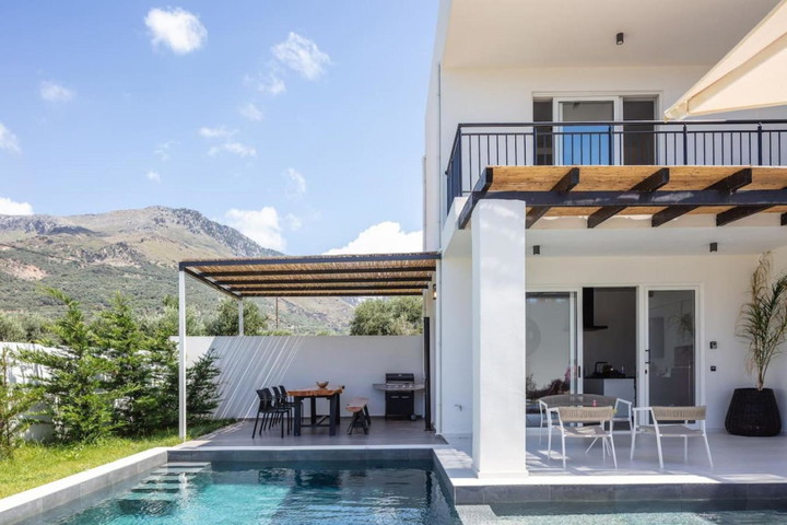 Family Villa Casa Filo Rosso With Private Pool , 200m To The Beach - Greece