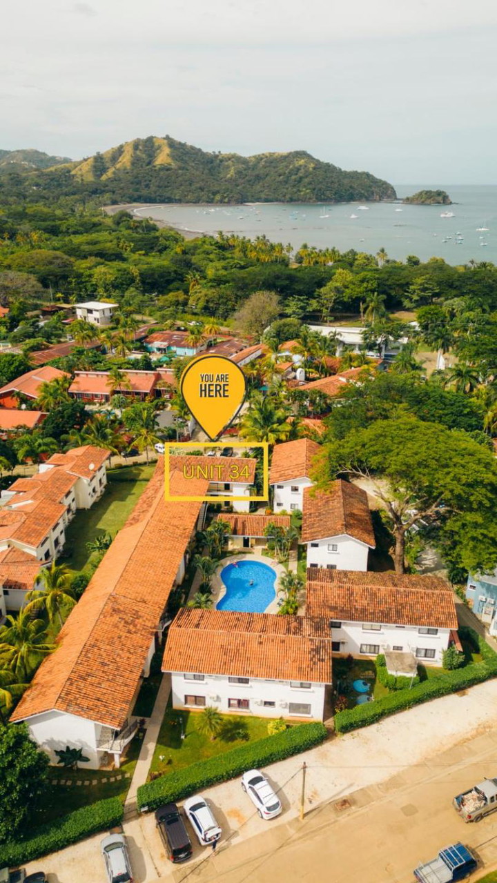 Tropical Beach Second Floor Studio With Hill View - Playa Hermosa