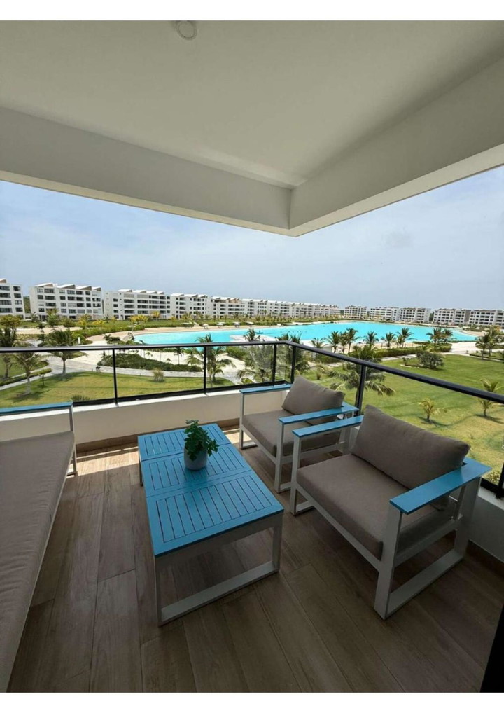 Santorinird Terraza Con Vista A La Laguna Y 2 Baños - Punta Cana