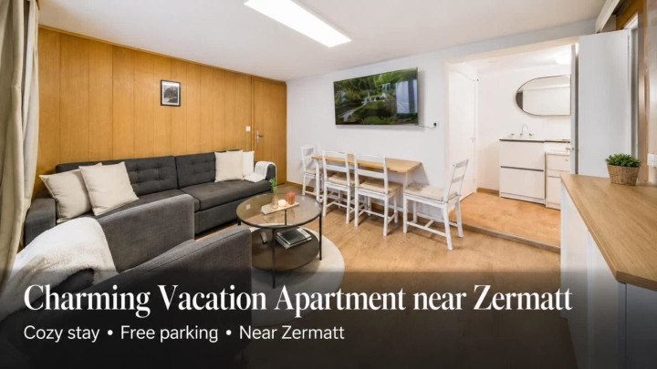 Charming Vacation Apartment Near Zermatt - Randa