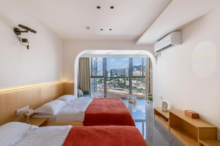 Chongqing Chaotianmen 渝月River View Apt Apart Ment 重庆朝天门广场近洪崖洞 - 