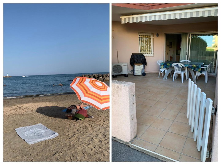 T2 Climatisé - Rdc & Belle Terrasse à Frontignan Plage - France