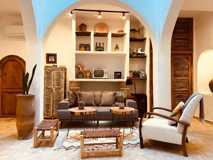 Authentic Boho Private Riad- Rooftop Ocean View, Fireplace & High-speed Internet - Essaouira