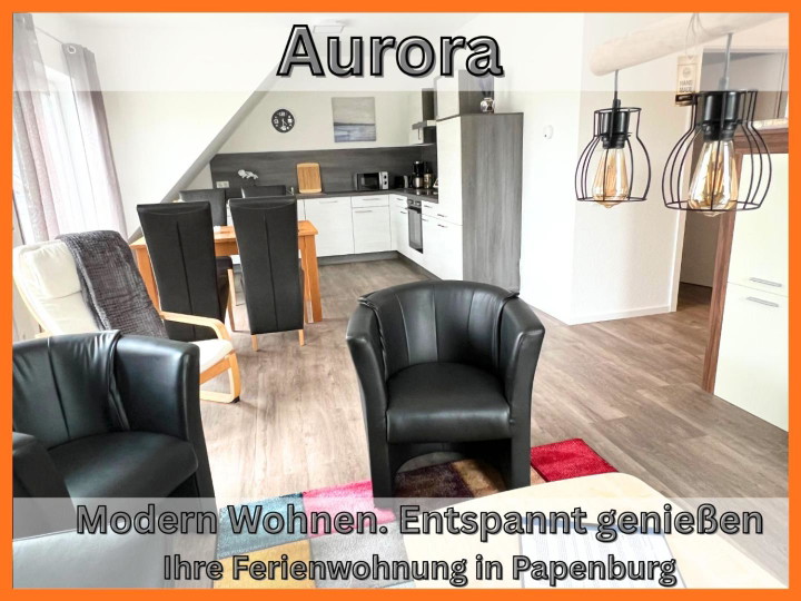 "Aurora" Papenburg Dachterrasse Neubau 74qm Ebk 2 Schlafzimmer Bis 4 Personen Free Wifi - Papenburg