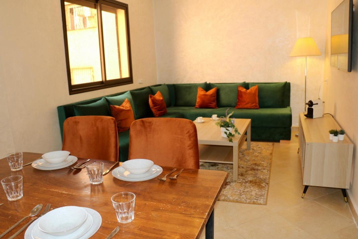 75m2 Apartment 2 Bedrooms 2 Bathrooms Elevator Self Check-in - Marrakesh