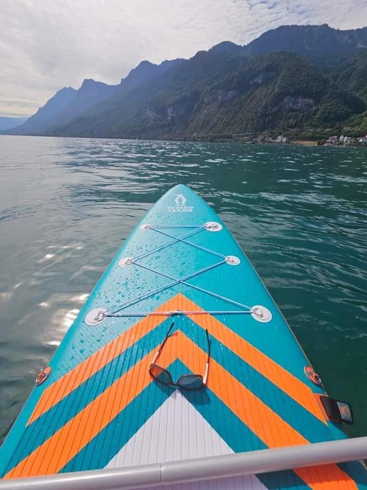 Lake View Lakefront Beach Lake Geneva Geneva Paddle - Saint-Gingolph, Suisse