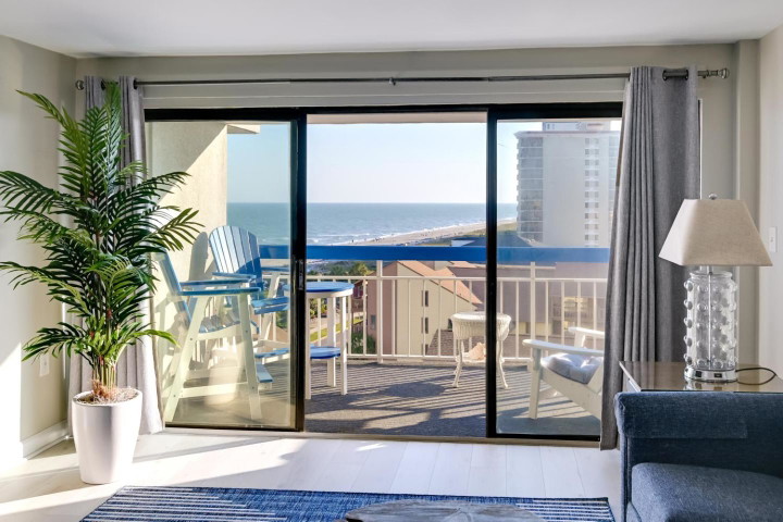 Ocean-view Balcony: Peaceful Forest Dunes Condo! - South Carolina