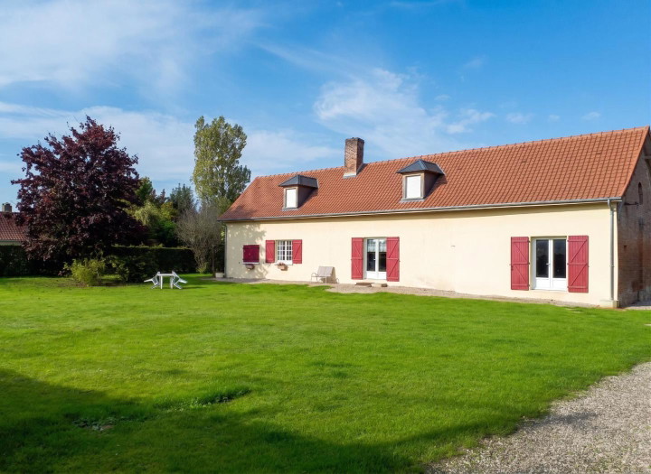 Maison Charmante à Tours-en-vimeu Avec Grand Jardin Clos - Baie de Somme